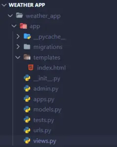 Weather App - How to create Weather App in Django?